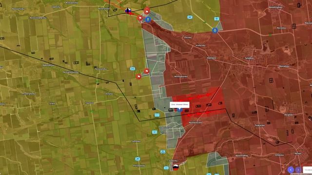 Флаг России в центре Курахово. Красное Знамя Победы в Ильинке. СВО. Военные сводки за 30.11.2024.