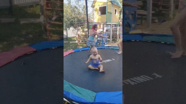 #ксюшаимаша  #батуты #лето #летниезабавы #супернастуся #солнечныймалыш #синдромдауна #downsyndrome