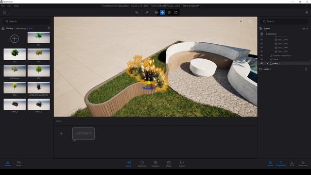 Twinmotion Tutorial - Small Garden Scene Part 2 Rendering