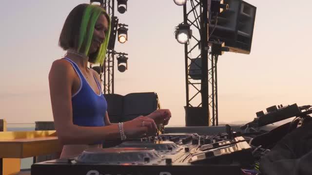 Miss Monique -  Sunset Dj Mix in Mykonos, Greece 2024 [Melodic Techno & Progressive House ]