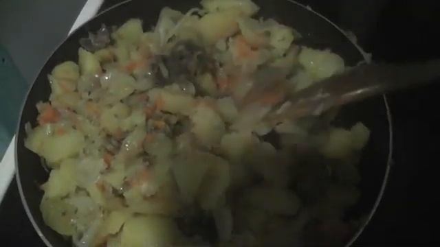 картошка мясо капуста лук