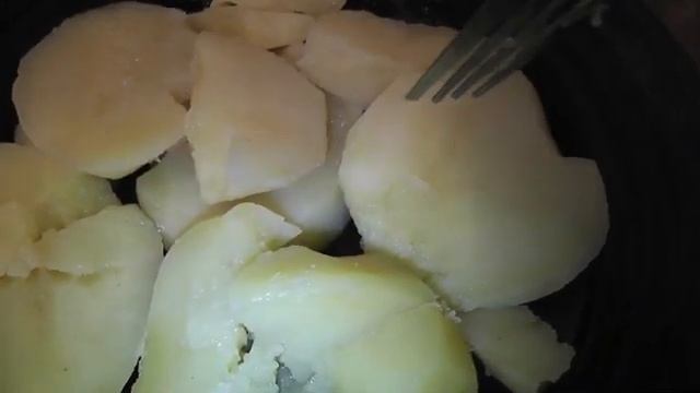 картошка вареная с преправой доширака