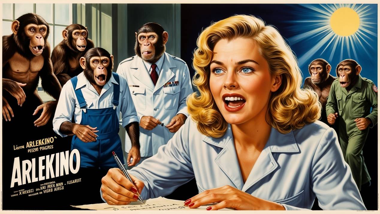 панк-рок-кавер группа "АРЛЕКИНО" - Человек Начинал Говорить... текст Леонид Филатов видео Noisee AI