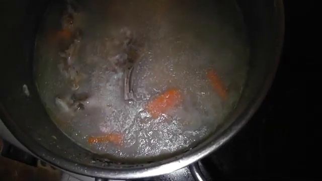 суп с крупой