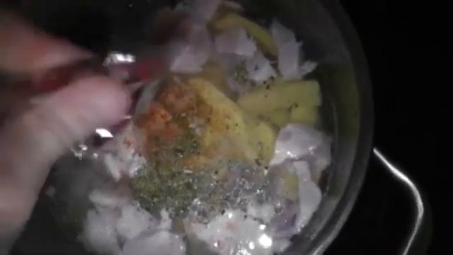 суп картошка с мясом