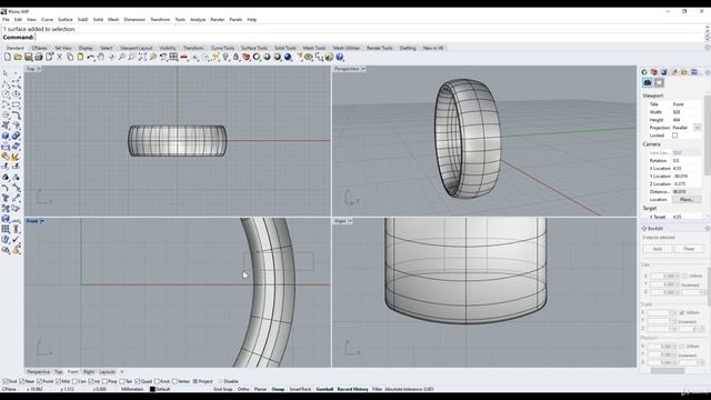 10 - Creating a simple band with a rounded profile