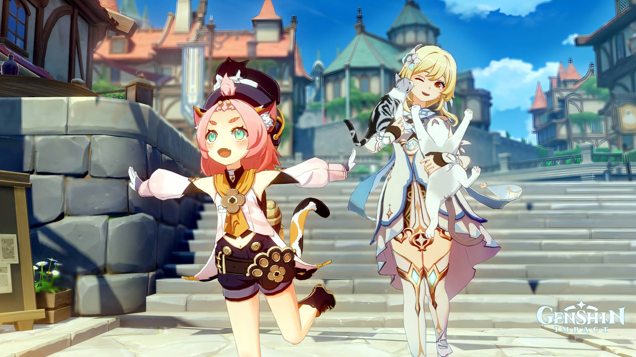 Квест с Ситлали и Встреча с Дионой Котик и её особый Коктейль Геншин импакт Dwers стрим