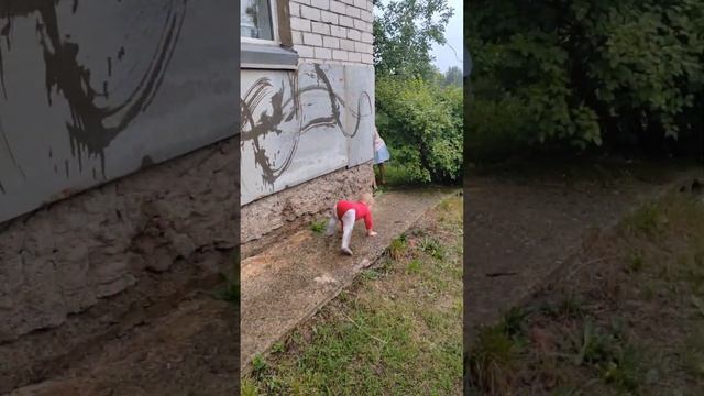 Хорошо вДеревне летом #супернастуся #солнечныймалыш #синдромдауна #downsyndrome #ксюшаимаша #деревня