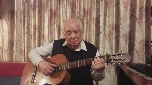 Михаил Кукулевич поёт Булата Окуджаву – "Музыкант играл на скрипке..." (Музыкант)