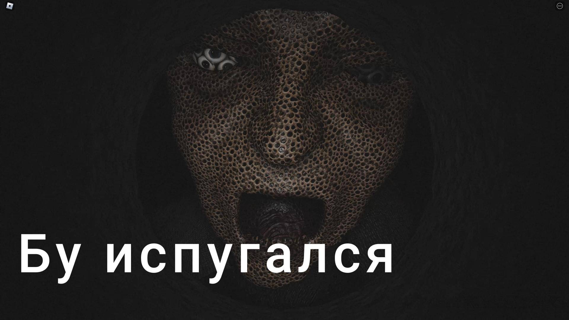 Бу испугался, не бойся это же ROBLOX