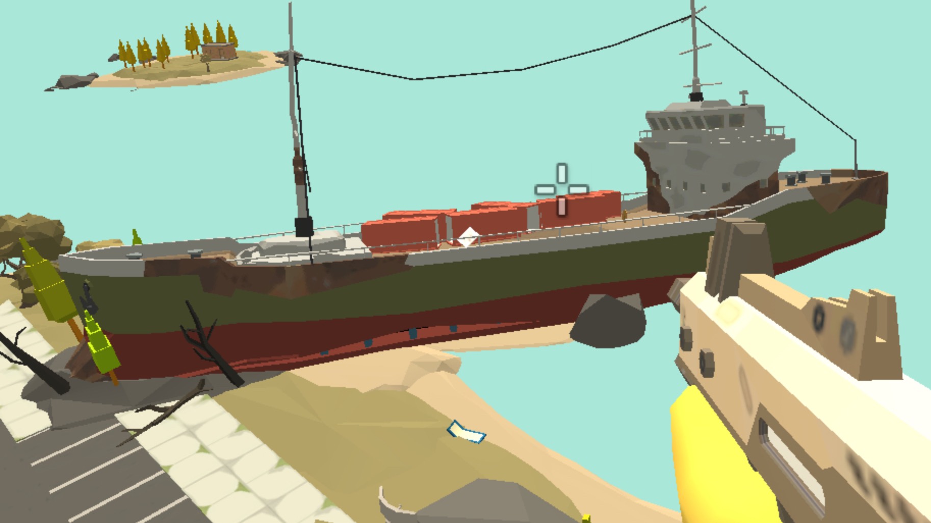 Обзор моего корабля в чикен гане 🚢⛴️🛥️🚤🗿