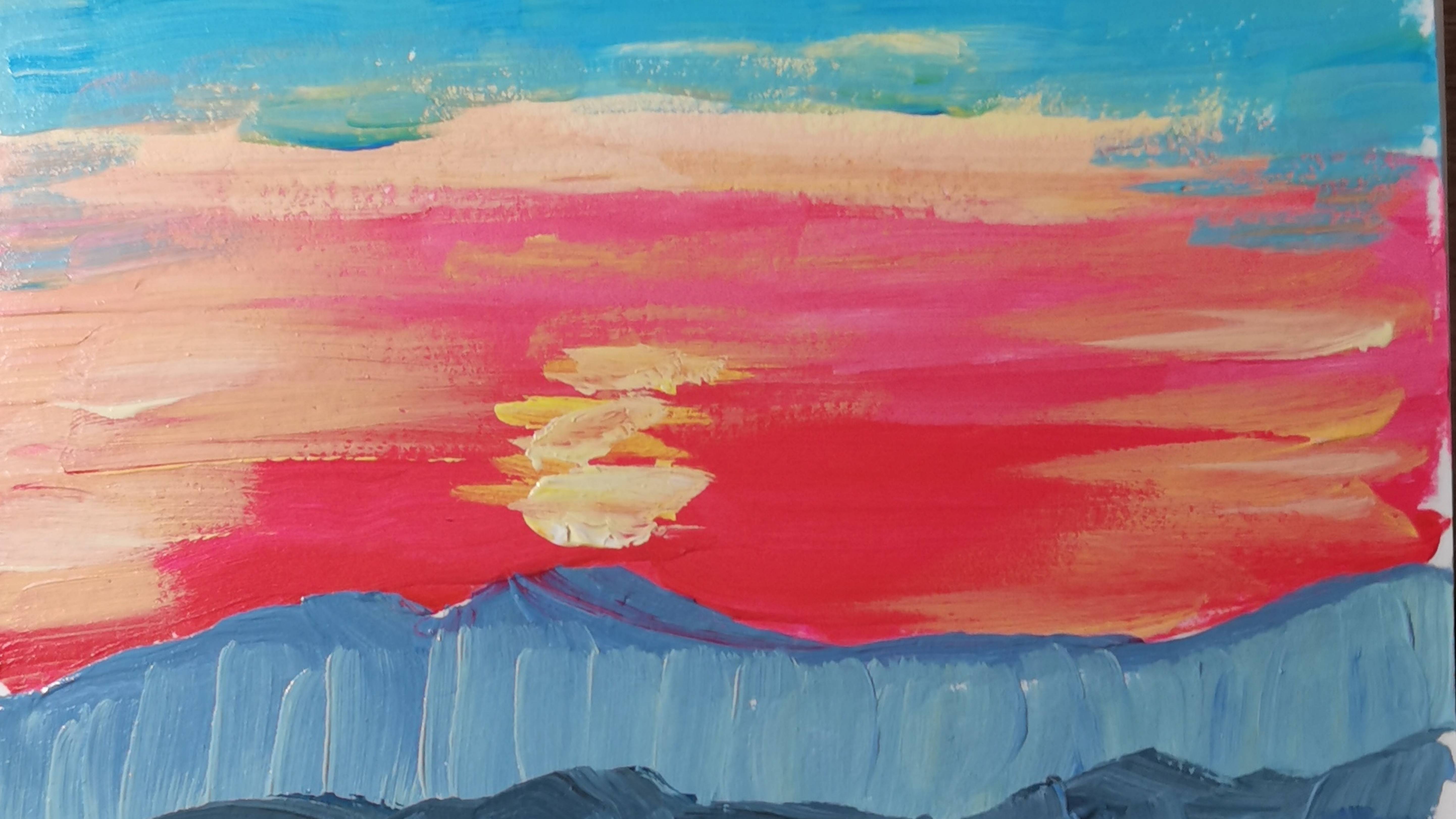 Акрил. Пейзаж