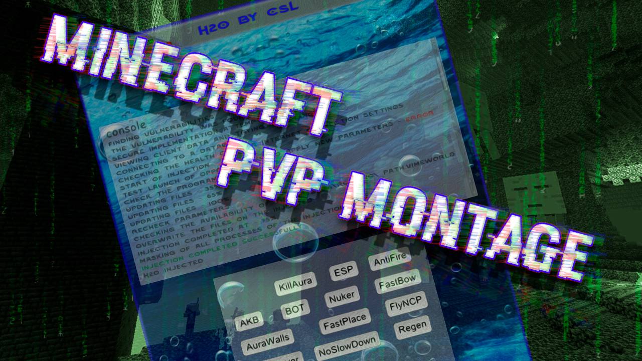 Пвп монтаж читер в майнкрафте / Minecraft pvp montage - "Cheater"