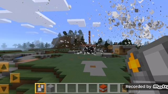 Майнкрафт уничтожение каменного сарая 2 серия