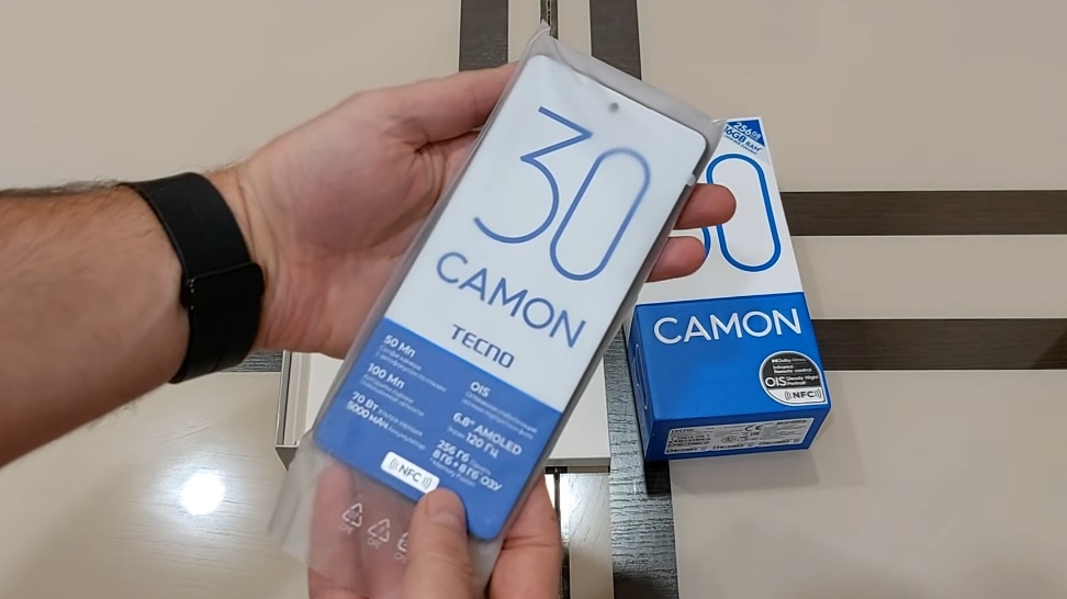 Tecno CAMON 30 .8 /256ГБ/Распаковка.