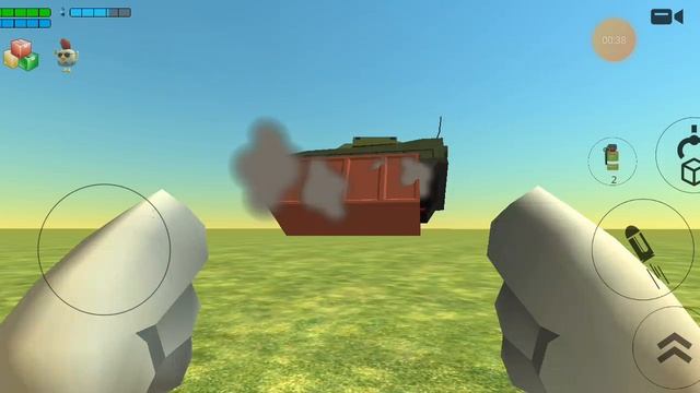 Баг С Танком И Контейнером В Чикен Ган