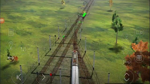 пассажрский поезд в электрички