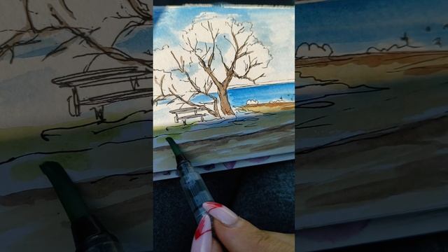 Теплая осень в Таманском заливе