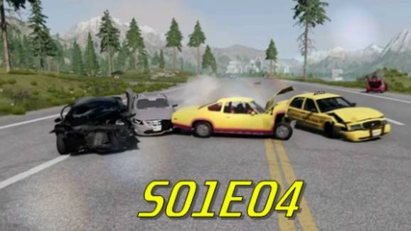Фильм в Beamng Drive. Случаи на дорогах (+ звуковые эффекты) SO1EO4 1 сезон 4 серия
