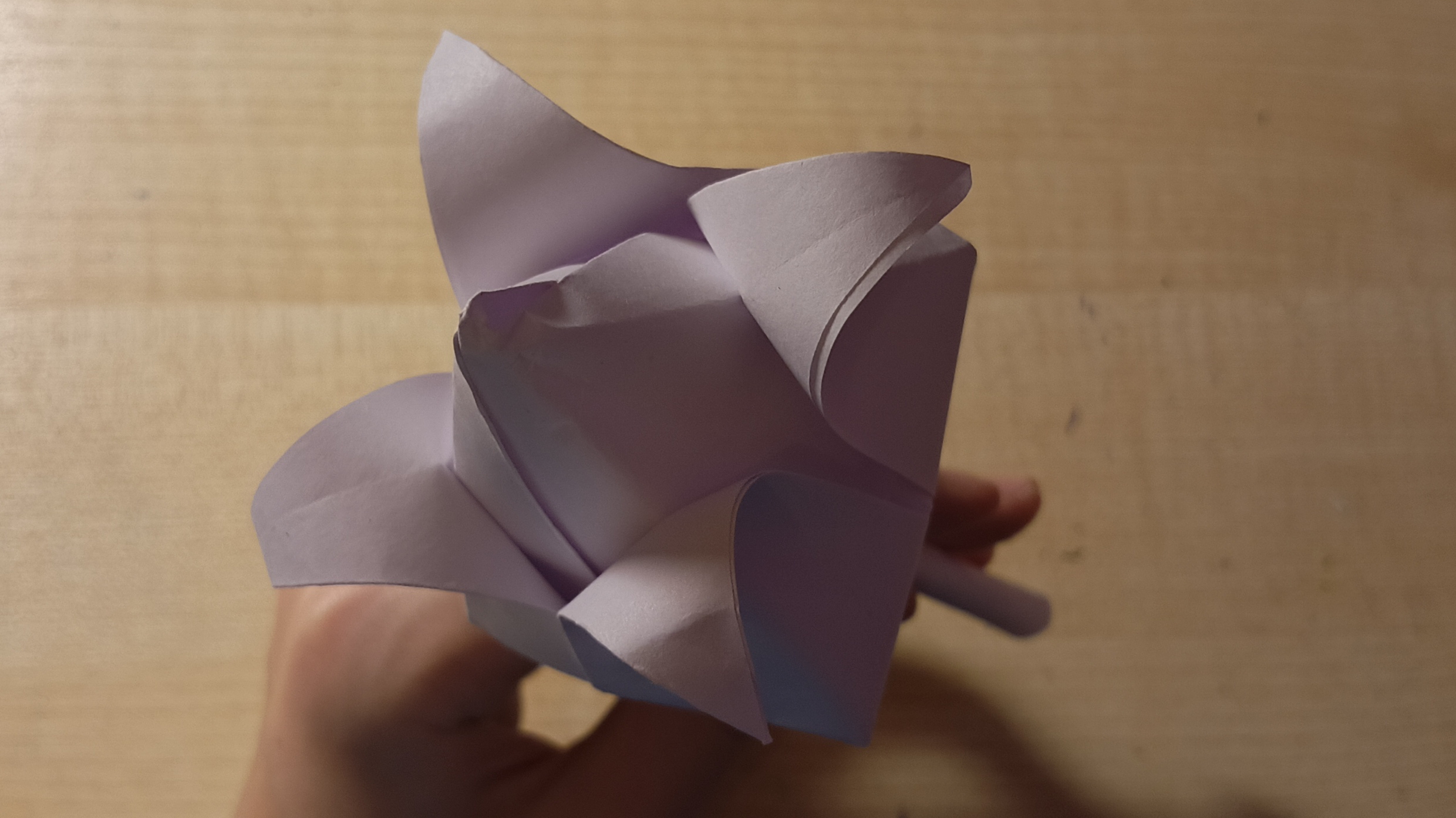 Тюльпан из бумаги | Оригами для начинающих