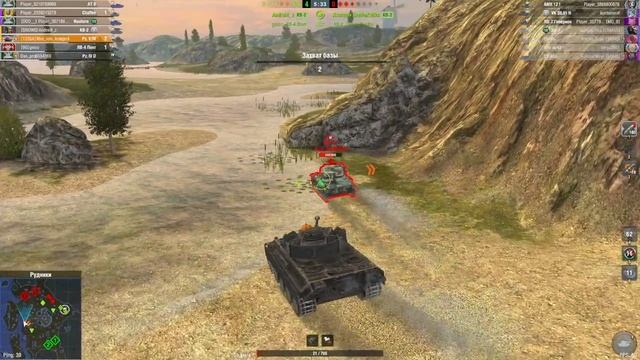 Даня играет первый раз танки!