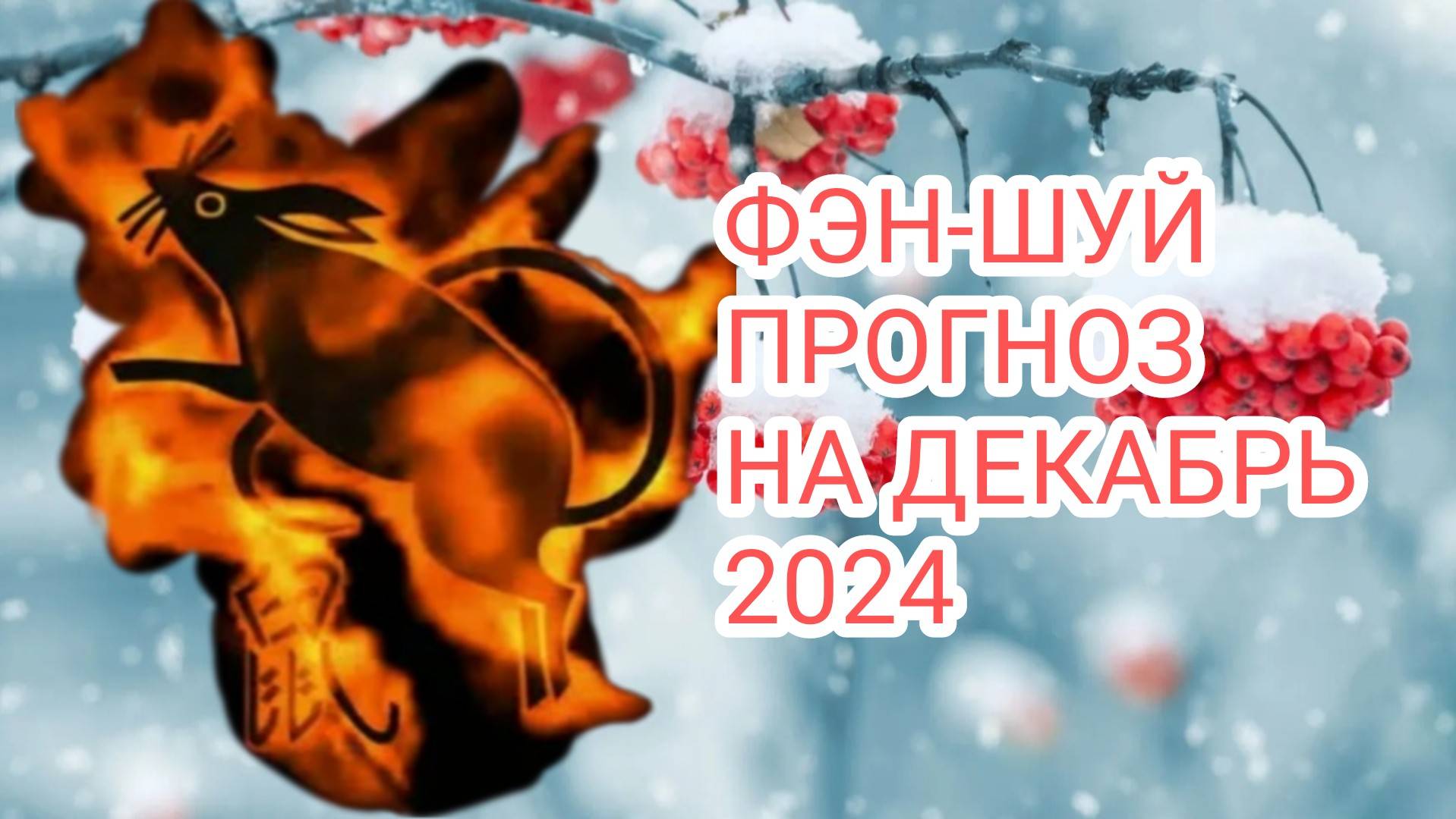 ФЭН-ШУЙ ПРОГНОЗ НА ДЕКАБРЬ 🐭МЕСЯЦ ОГНЕННОЙ КРЫСЫ#12
