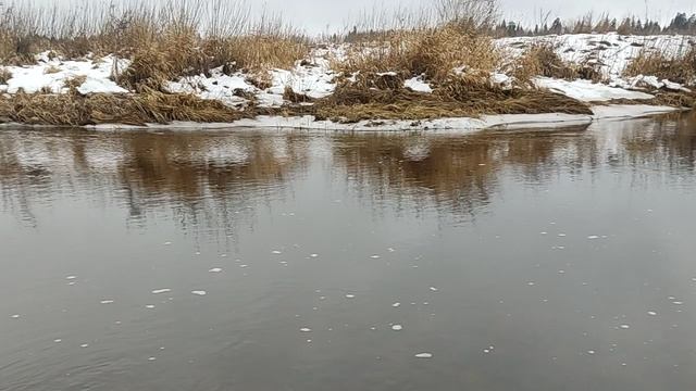 Река Улейма - месяц декабрь