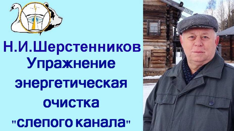 Шерстенников. Упражнение "Энергетическая очистка «слепого канала»" показывает Н.И. Шерстенников.