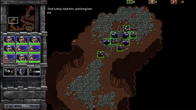 Warcraft: Remastered. Компания Людей. Миссия 4 Deadmines