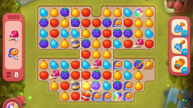 GardenScapes уровень 12132 без бустеров