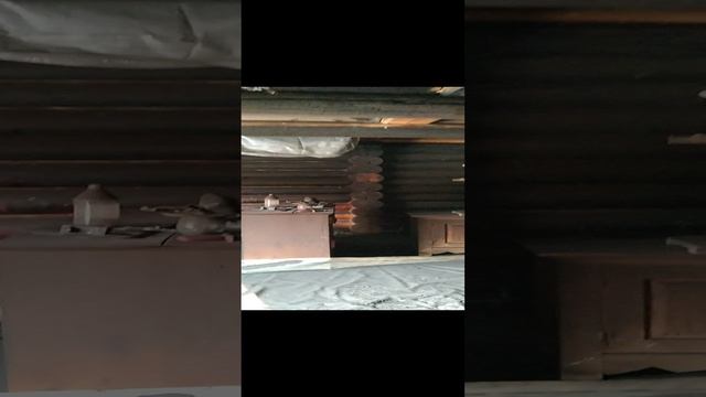 Обработка дома после пожара (дерево, бетон, кирпич)