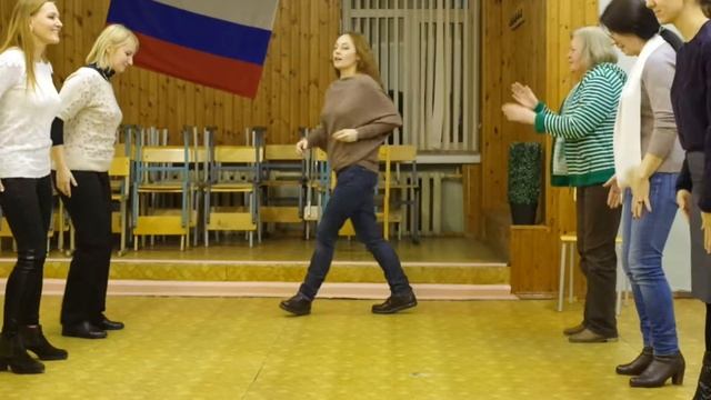 С занятия по актерскому мастерству в Клубе  Пой  - фрагменты занятия