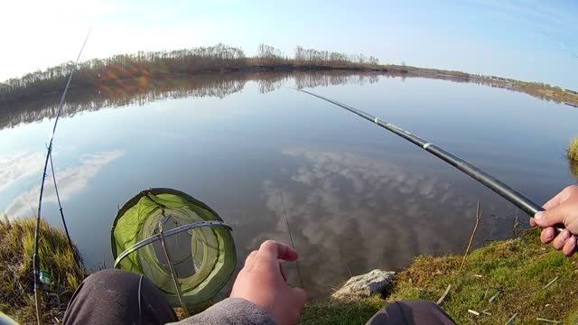 КРУПНАЯ РЫБА В ПРОВОДКУ НА ПОПЛАВОК. ВЕСЕННЯЯ РЫБАЛКА НА р.СУРА