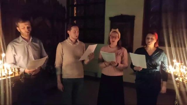 В разгар мрачной зимы. Рождественский кэрол. Поёт хор Никольского собора г. Павловска