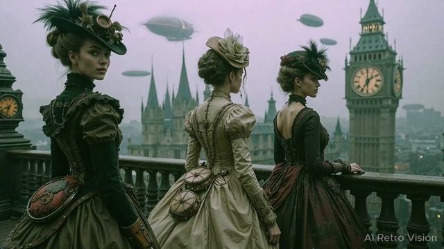 Timeless WONDER - Steampunk - AI Short Film (Bluesolar - Thunder Chillout Mix)