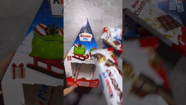 Распаковка подарка от Kinder Mix
