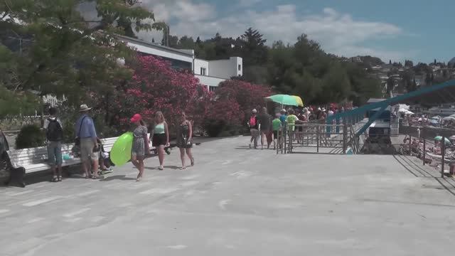 Крым. Гурзуф. Парк. Пляж. Набережная