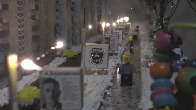 Макет аллеи по ул. Пермякова Автозаводского района г. Нижнего Новгорода .