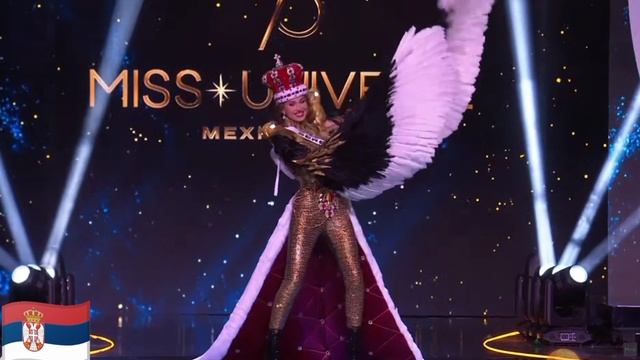 🪗 Serbia Miss Universe 2024 (73) Evening Gown National Costume Ivana Trisic Relic Сербия