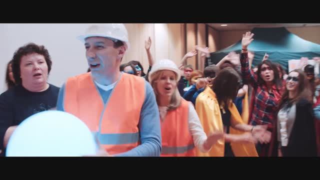 Lip Dub тимбилдинг. Песня - "Видели ночь". Компания Enel