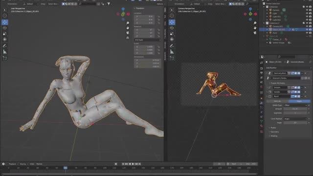 Запись экрана процесса моушендизайна для рекламного ролика Elysium