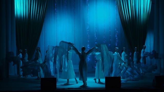 20241027-09. "Танец с веерами". Исп. Хореографический ансамбль "Веретёнце". Руководитель Н.Харина