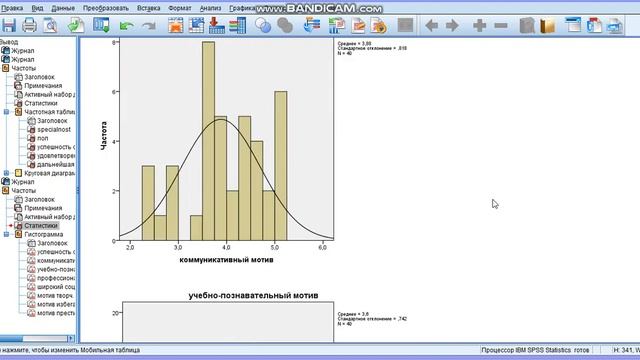 КТ 5 8 Расчет описательных статистик через диалог подсчета частоты