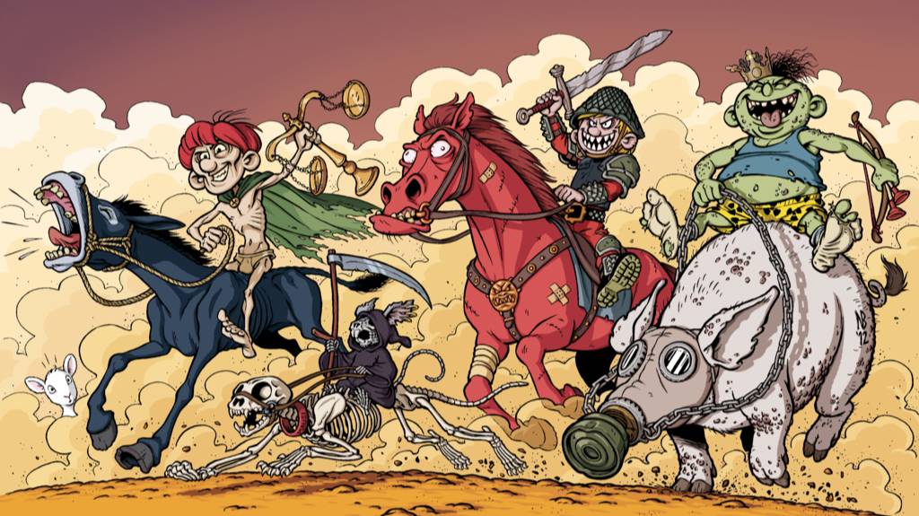 54.2.Всадники Апокалипсиса в Евангелиях и в Откровении Иоанна