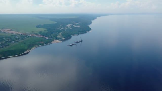 Панорамы строительства моста. пос.Климовка. Самарская обл. Июнь 2020г.