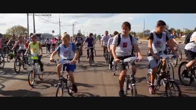 Организация массового мероприятия. День без автомобиля - 2015. Москва, Поклонная гора