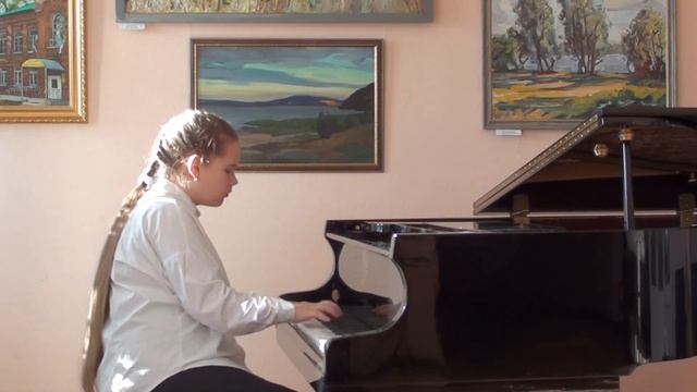 Григорьева Анна, В.Моцарт Соната B-Dur I ч., К.Черни ор.299 Этюд №33, П.Чайковский ор.10 №1 Ноктюрн