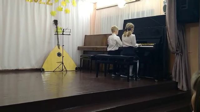 Фортепианный ансамбль Федосеева Л. и Новиков А. - В. Невин «Армейский радиопередатчик»