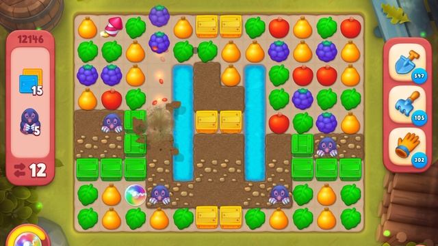 GardenScapes уровень 12146 без бустеров