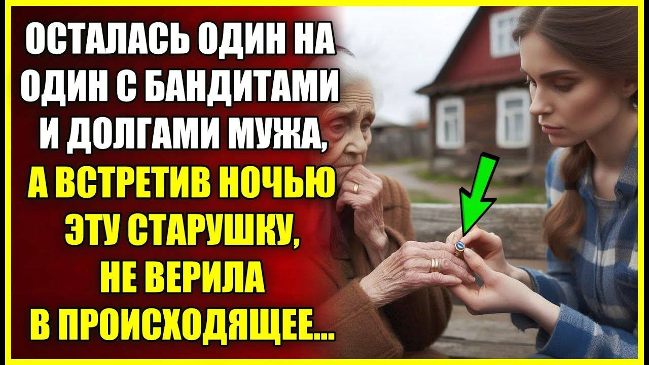 Осталась ОДИН НА ОДИН с бандитами и долгами мужа, а встретив эту старушку, не верила в происходящее.